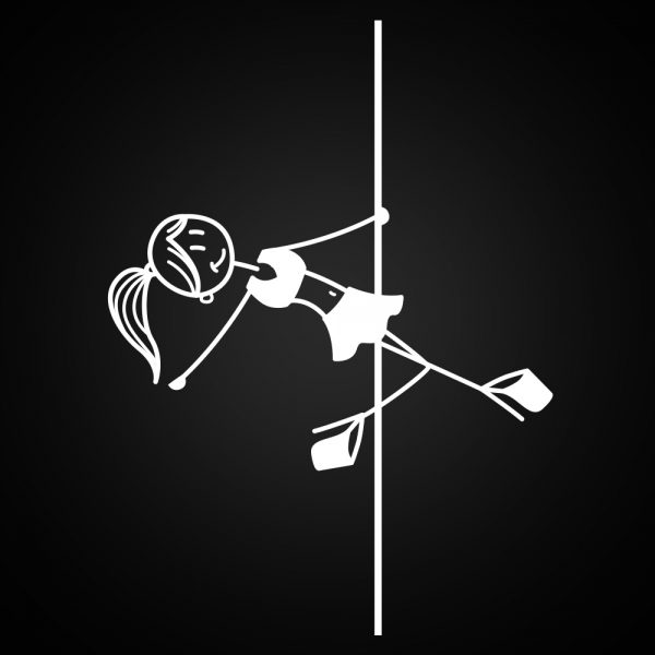 Buy “Rainbow Marchenko” Pole Dance Sticker for car window, laptop, ipad ...